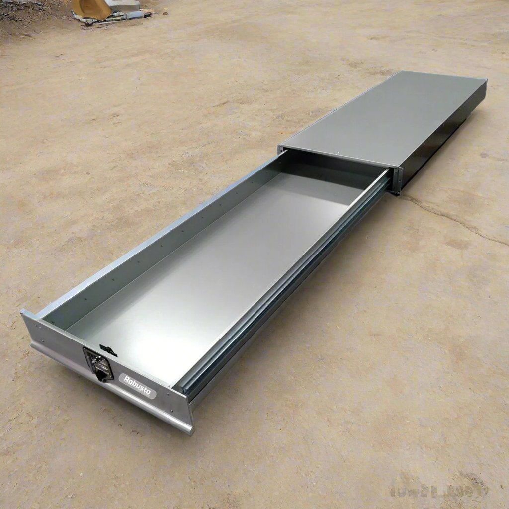 Under Tray Tool Box Trundle Drawer 1500 mm UTE Drawer Dual Extra Cab T ...