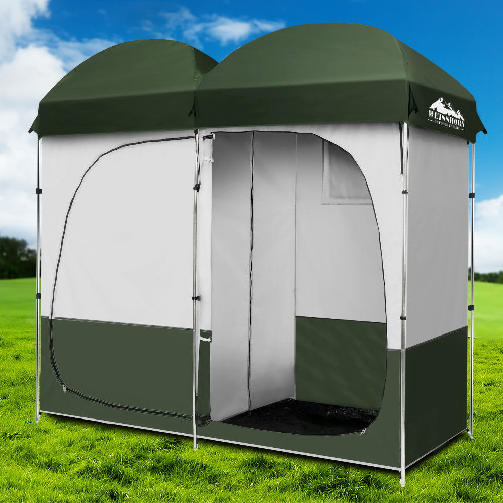 Double Camping Shower Toilet Tent - Variety Trade Source